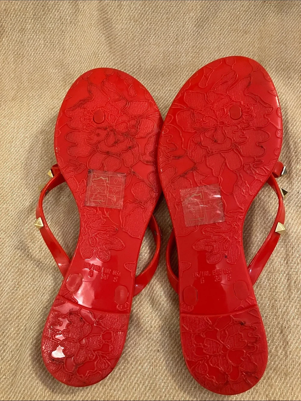 AKIRA | Shoes | Akira Chicago Cherry Red Studembellished Rhinestone Bow ...